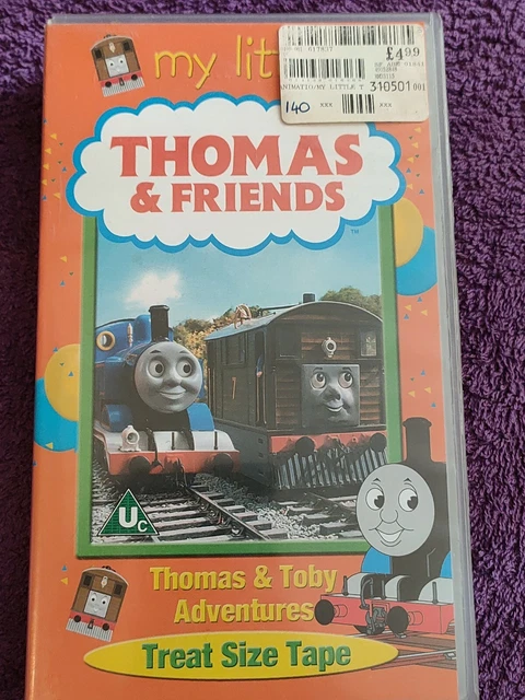 * MY LITTLE Thomas & Friends Thomas & Toby Adventures VHS Video Tape ...
