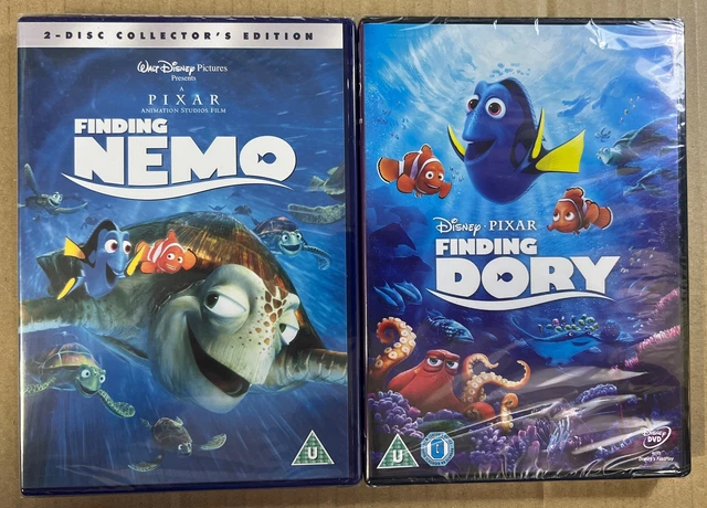 DISNEY PIXAR - Finding Dory + Finding Nemo - 2 Films Collection - New ...