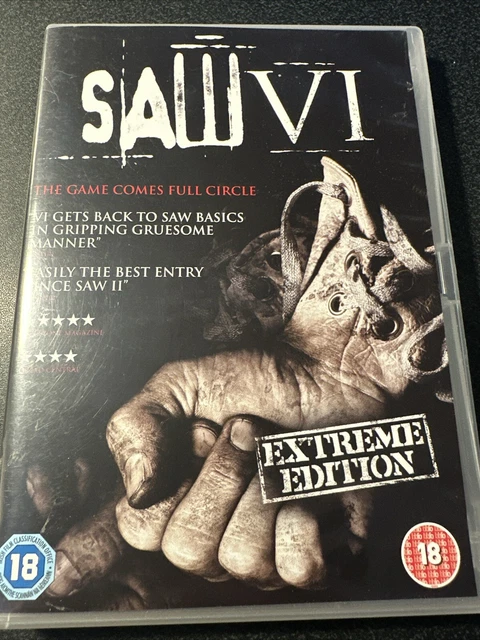 SAW 6 (DVD, 2010) Extreme Edition Tobin Bell, Costas Mandylor, Betsy Russell £8.98 - PicClick UK