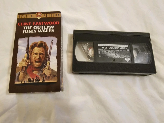 THE OUTLAW JOSEY Wales (VHS, Special Edition) Clint Eastwood – Warner ...