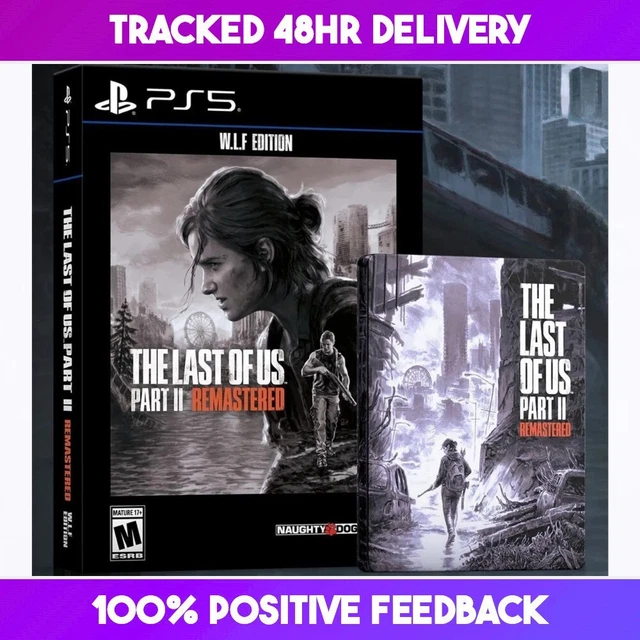 THE LAST OF Us Part II Remastered W.L.F. Edition PS5 CONFIRMED ORDER 🚚💨 £154.99 - PicClick UK
