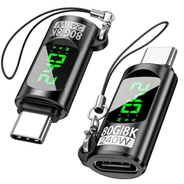 FOR USB-C DEVICES USB-C Power Meter USB-C Watt Meter Real-time Wattage ...