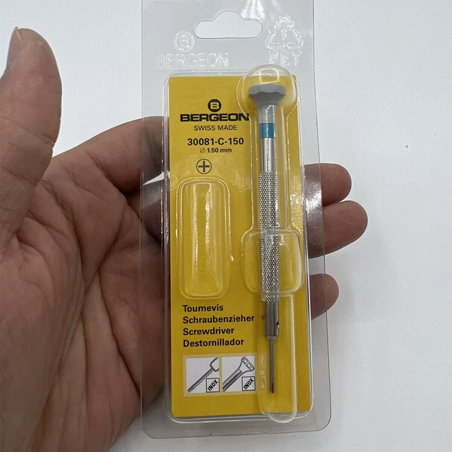 BERGEON 30081-C-150 SCREWDRIVER Phillips 1.50mm Ergonomic Screwdriver ...