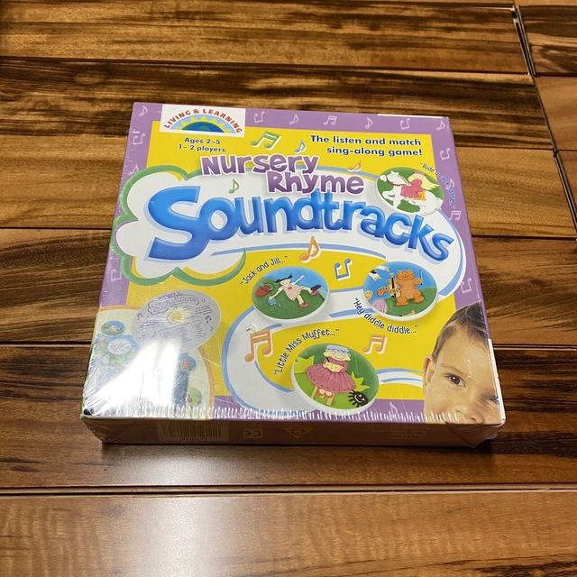 LIVING & LEARNING nursery rhyme cd, 2 gameboards, 12 character pieces £ ...