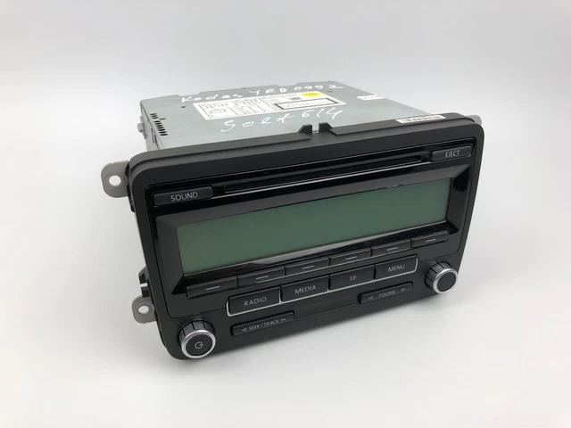 ORIGINAL VOLKSWAGEN GOLF Mk6 Radio CD Kopf Einheit Ton Musik Player 1K0035186AA EUR 51,38 ...