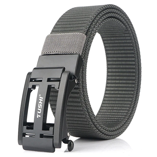 MENS TACTICAL BELT Nylon Belt Anti-rust Metal Quick Release Buckle Non ...