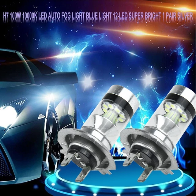 LUCE GUIDA DRL LED H7 bianco brillante faro lampadine nebbia lampada (2 ...