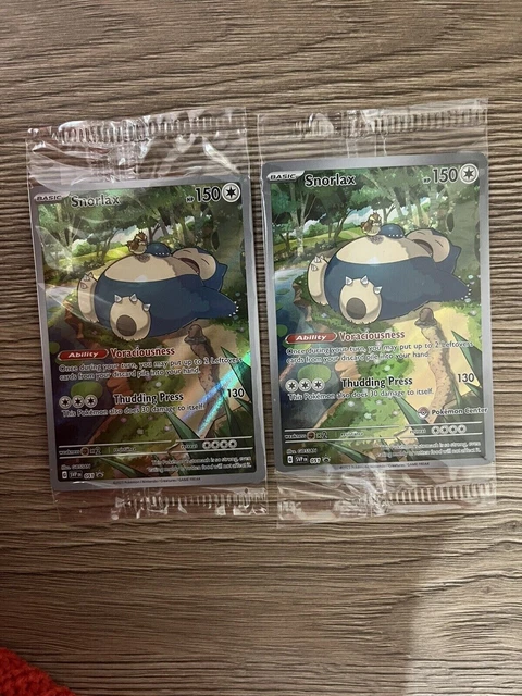 SNORLAX SVP 051 Pokémon Centre Stamped & Regular - Scarlet Violet 151 ...