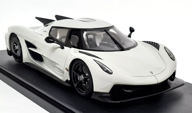 GTSPIRIT 1/18 - Koenigsegg Jesko Absolut 2022 Supercar Grey Resin Model ...