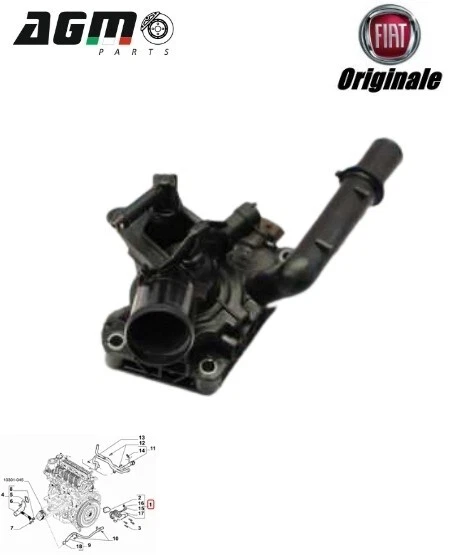 THERMOSTAT POMPE ? Eau Original Fiat 500X Type Tonale Compass Renegade ...