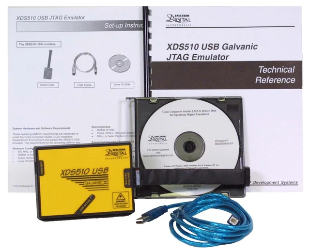 NEW SPECTRUM DIGITAL XDS510 USB Galvanic JTAG Emulator - 701910-0001 w ...
