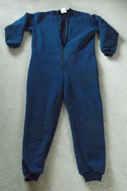 NAVY FLEECY ALL-IN-ONE Work Overall Coveralls Boiler suit Warehouse ...