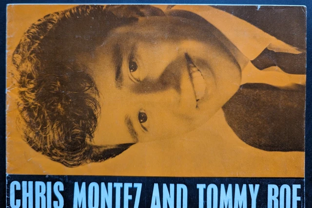 THE BEATLES CHRIS Montez & Tommy Roe 1963 Tour Programme + Montez ...