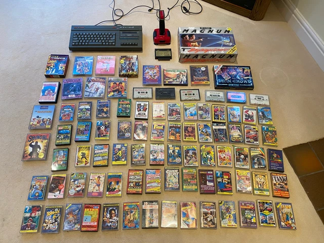 VINTAGE SINCLAIR ZX Spectrum 128K 80 Games Joystick Interface Magnum ...