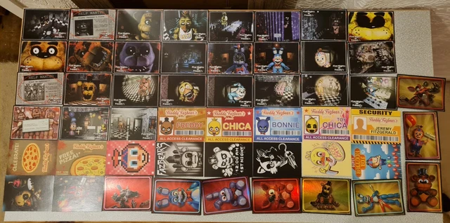 FIVE NIGHTS AT freddys Fnaf Collector Cards X 51 £10.00 - PicClick UK