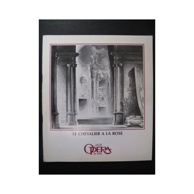 STRAUSS RICHARD IL Cavaliere Della Rosa Programma Opera Parigi 1984 EUR ...