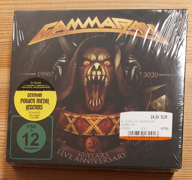 CD GAMMA RAY - 30 Years Live Anniversary 2 CD+DVD OVP EUR 13,00 ...