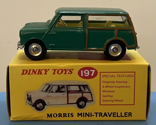 NOREV DINKY 197 Morris Mini Traveller - Green Atlas BMC Austin Estate £ ...