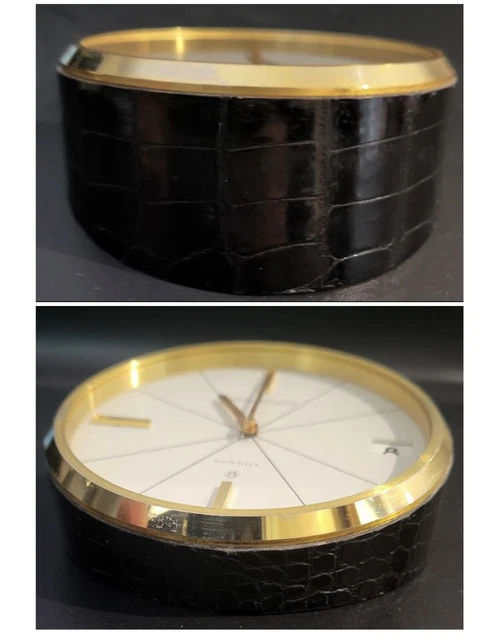 JAEGER-LECOULTRE POUR DUNHILL Horloge Mécanique De Bureau 8 Jours ...