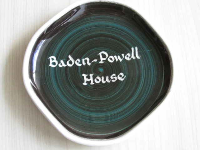 VINTAGE BADEN-POWELL HOUSE 'Rainham Pottery' Ceramic Pin Dish. £12.95 ...