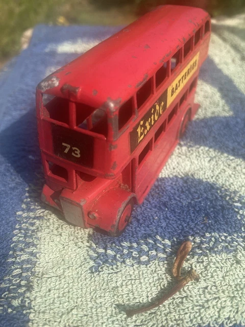 1960S VINTAGE DINKY Leyland London Bus 'Exide Batteries' No 291 £12.95 ...