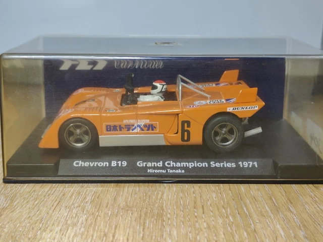 FLY SLOT CAR Chevron B19 Grand Champion Series 1971 #6 88189 Boxed £65. ...