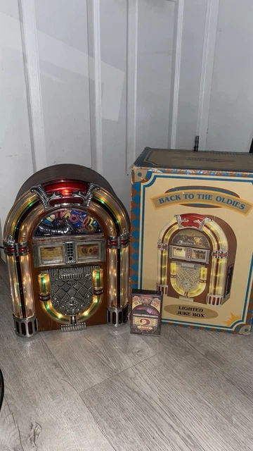 VINTAGE 1980S TABLE Top Mini Jukebox Cassette And Radio Only £99.48 ...