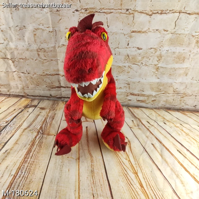 BUILD A BEAR Dinosaur Dino Velociraptor Raptor Plush Red 19.5'' Soft ...