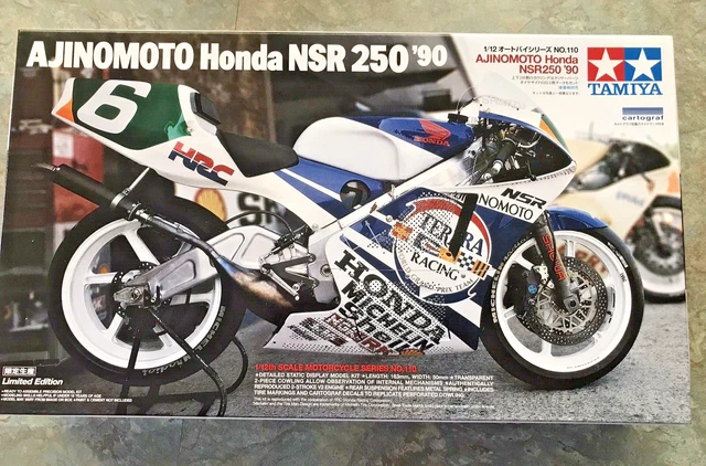 TAMIYA HONDA NSR 250 '90 Ajinomoto 1/12 motorcycle model kit 14110 Ltd ...