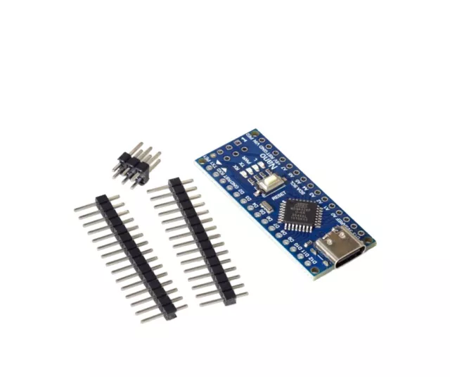CARTE COMPATIBLE ARDUINO NANO V3 ATmega328P Micro / typeC EUR 7,90 ...