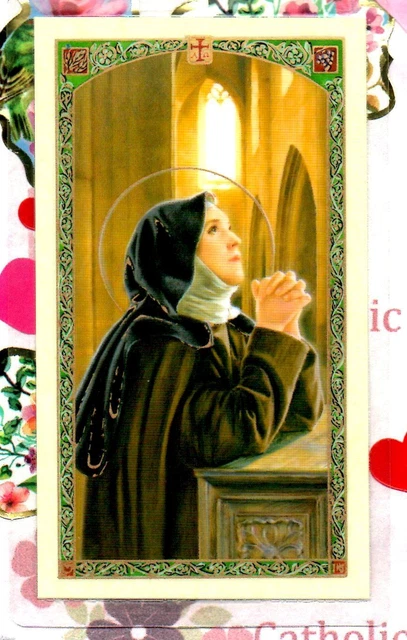 SAINT ST. ALICE with Prayer - Patron Saint of Paralysis - Laminated ...