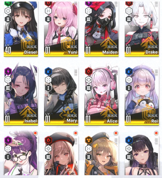 [GLOBAL] GODDESS OF VICTORY NIKKE starter 7SSR Isabel+Alice+Yuni+Mary ...