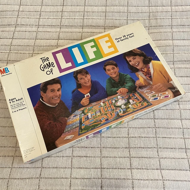 VINTAGE &THE GAME of Life" Board Game by Milton Bradley 1991 Edition ...