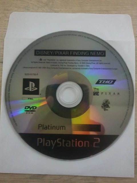 DISNEY PIXAR FINDING Nemo PlayStation 2 (PS2) platinum edition ( DISC ...