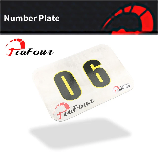 DIY LICENSE PLATE 2.5mm Thickness Aluminum Custom Motorcycle Quads ...