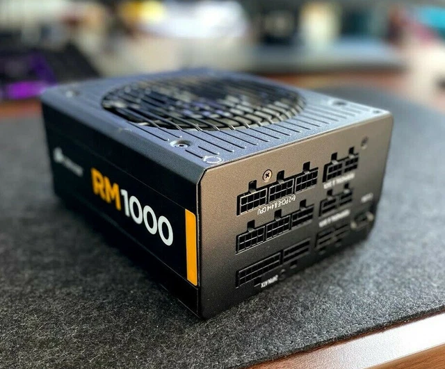 CORSAIR RM SERIES RM 1000 '80+ Gold' 1000W Modular Power Supply (CP ...