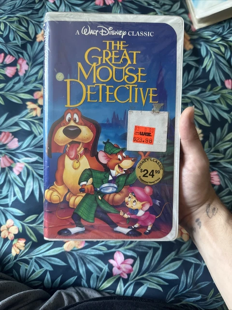 THE GREAT MOUSE Detective 1992 VHS Walt Disney Classic Black Diamond ...