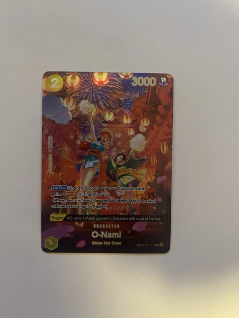 O-NAMI (SP) OP06-101 500 Years in the Future Foil English Gem Mint £281 ...