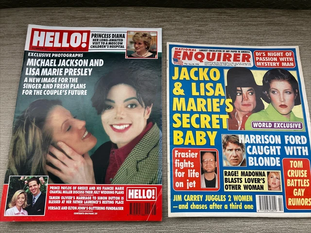 VINTAGE HELLO MAGAZINE June 1995 Issue 361 Michael Jackson & National ...
