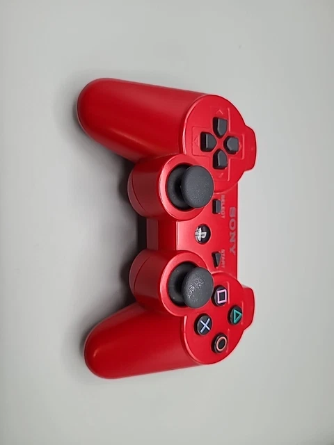 ORIGINAL DUALSHOCK 3 OEM Playstation 3 Wireless Red Controller PS3 ...