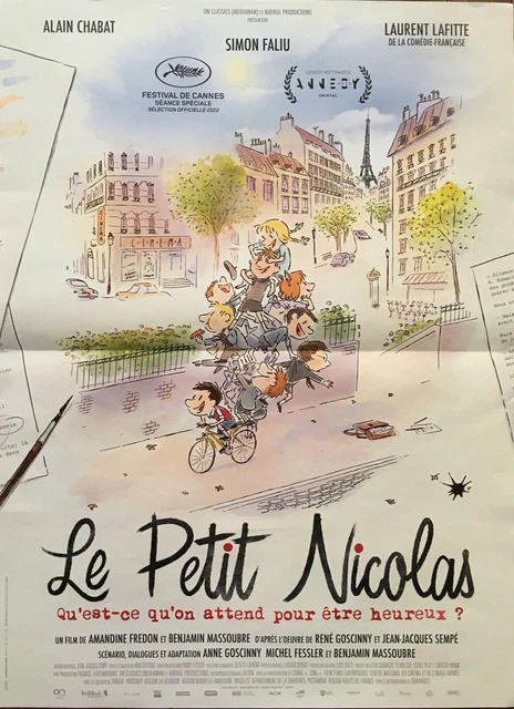 AFFICHE CINÉMA LE PETIT NICOLAS 40x60cm Poster / Sempé / René Goscinny ...