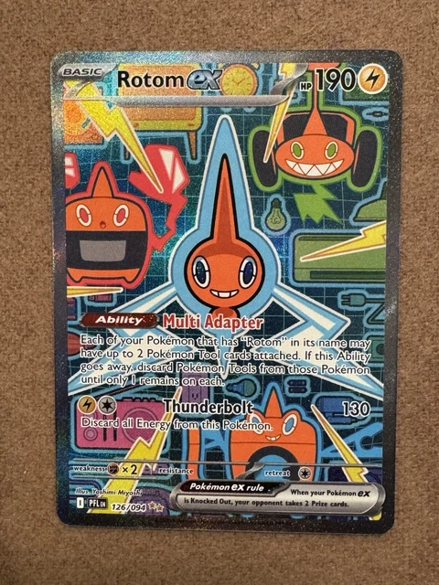 🔥🔥ROTOM EX 126/094 SIR Pokemon TCG 2025 Phantasmal Flames🔥🔥 $15.00 ...