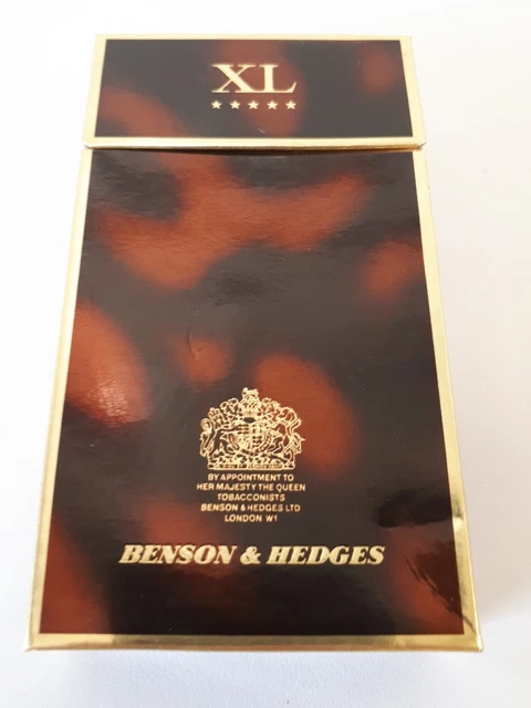 BENSON & HEDGES XL 20 cigarettes Empty Cigarette Packet Collectable ...