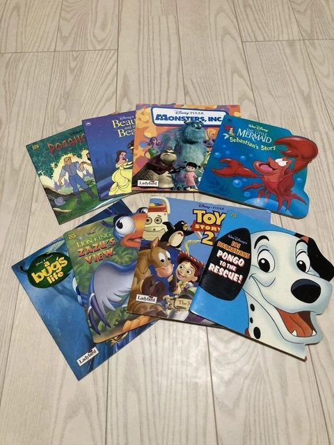 DISNEY ENGLISH PICTURE Book 8 Books Toy Story Beauty And The Beast ...