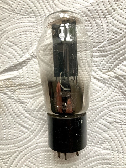 5U4G, MULLARD, AMERTY, Black 3 Rib Plate, Triple Mica, SPIGOT BROKEN ...