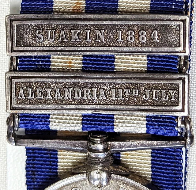 ROYAL MARINE MEDALS R.W. Witts served HMS Hecla Egypt campaign medal ...