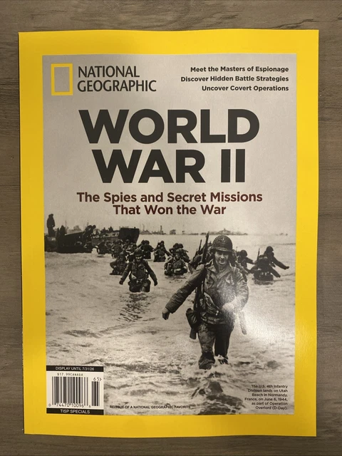 NATIONAL GEOGRAPHIC WORLD War II The Spies and Secret Missions $15.99 ...