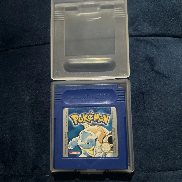 POKEMON BLUE VERSION Game Boy Nintendo Cartridge PAL £37.12 - PicClick UK