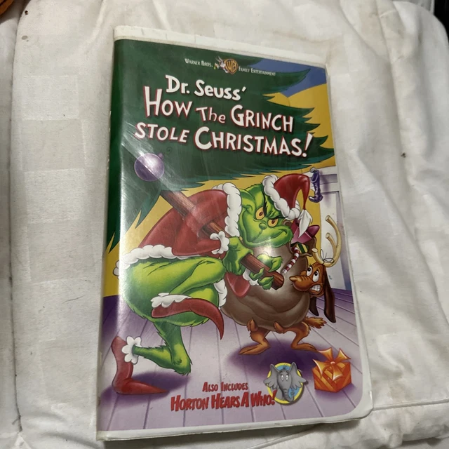 DR. SEUSS HOW the Grinch Stole Christmas VHS 2000 Brand NEW Sealed ...