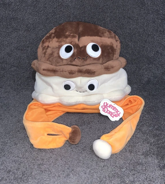 KIDROBOT PLUSH HAT - New - Yummy World - Ice Cream Hat - Double Scoop ...